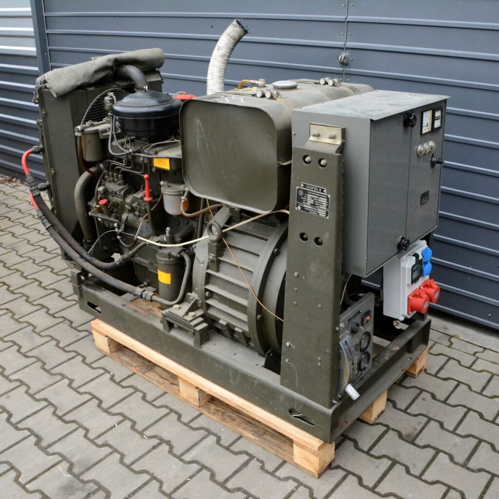 Agregat prądotwórczy 20kW PAD20 WP - GROTEX - Demobil, transport, skup ...